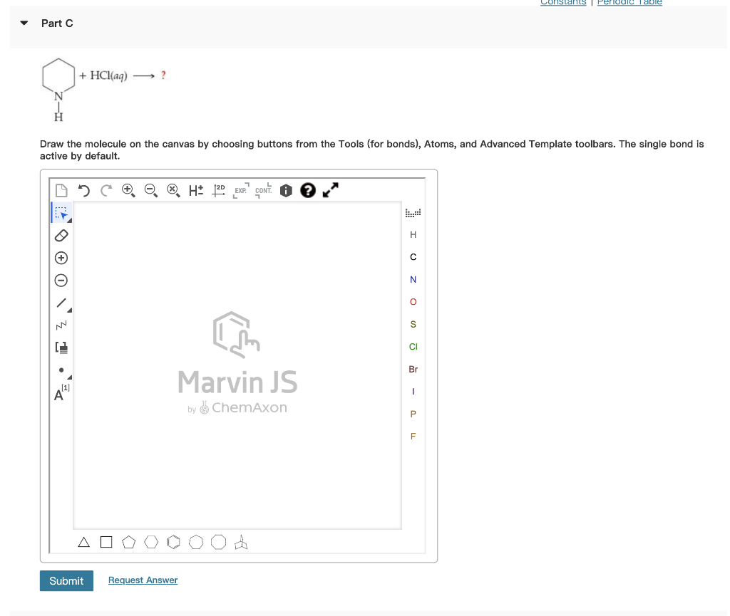 Solved Court Part A H,C ? CH-N-CH3 + HBr(aq) H H3C Draw the | Chegg.com