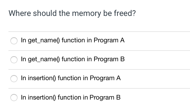 Solved Consider the given Program A and Program B. Answer | Chegg.com