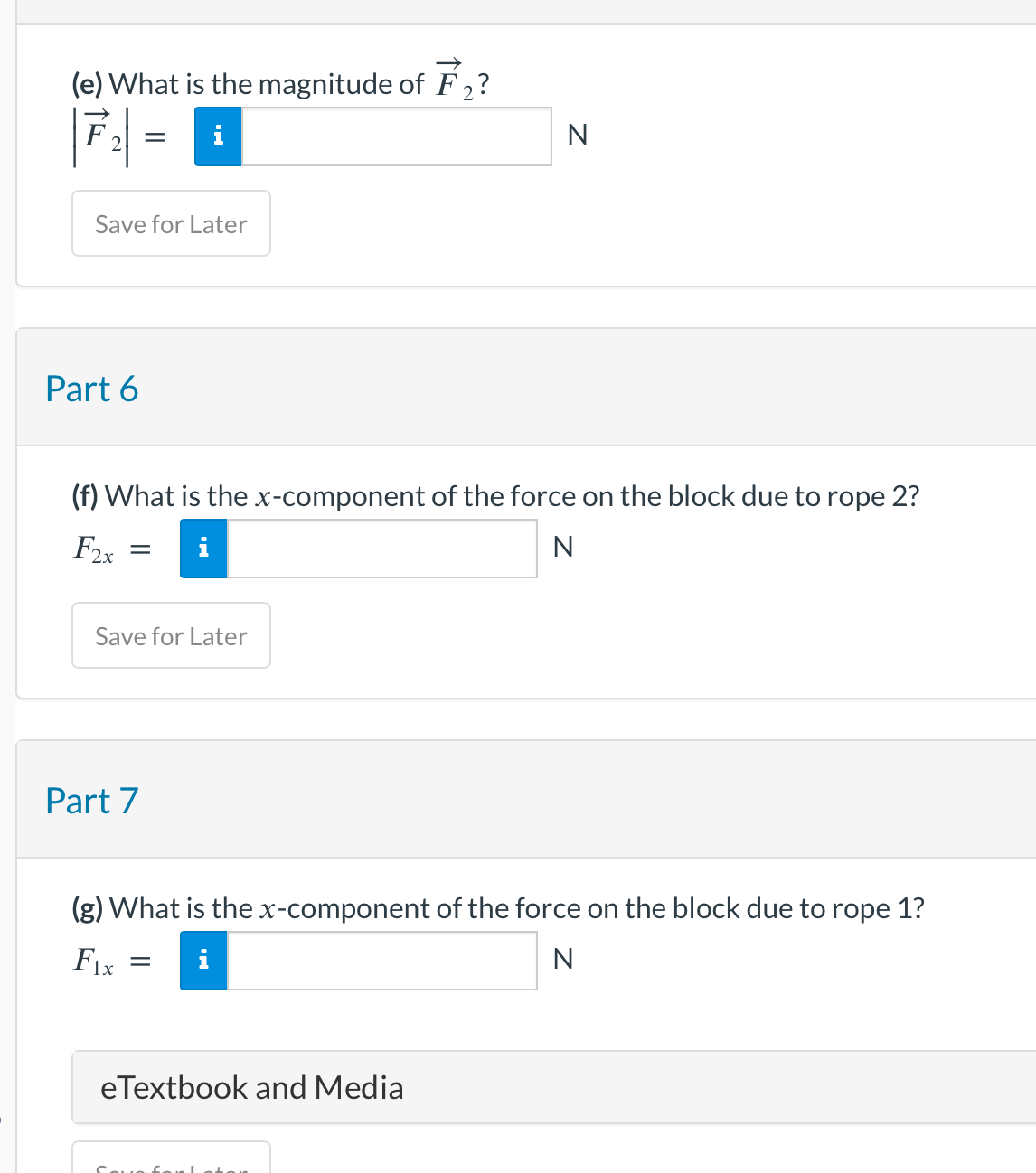 Solved A box of mass 76 kg hangs motionless from two ropes, | Chegg.com