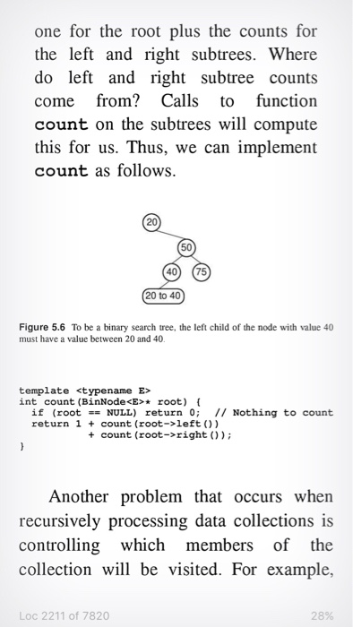 Solved 5.4 Explain why function preorder2 from Section 5.2 | Chegg.com Solved 5.4 Explain why function preorder2 from Section 5.2 | Chegg.com