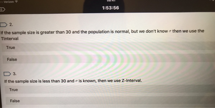 Solved If the sample size is greater than 30 and the | Chegg.com