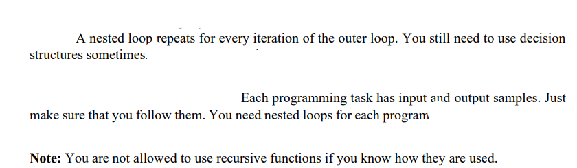 Solved A Nested Loop Repeats For Every Iteration Of The 5323