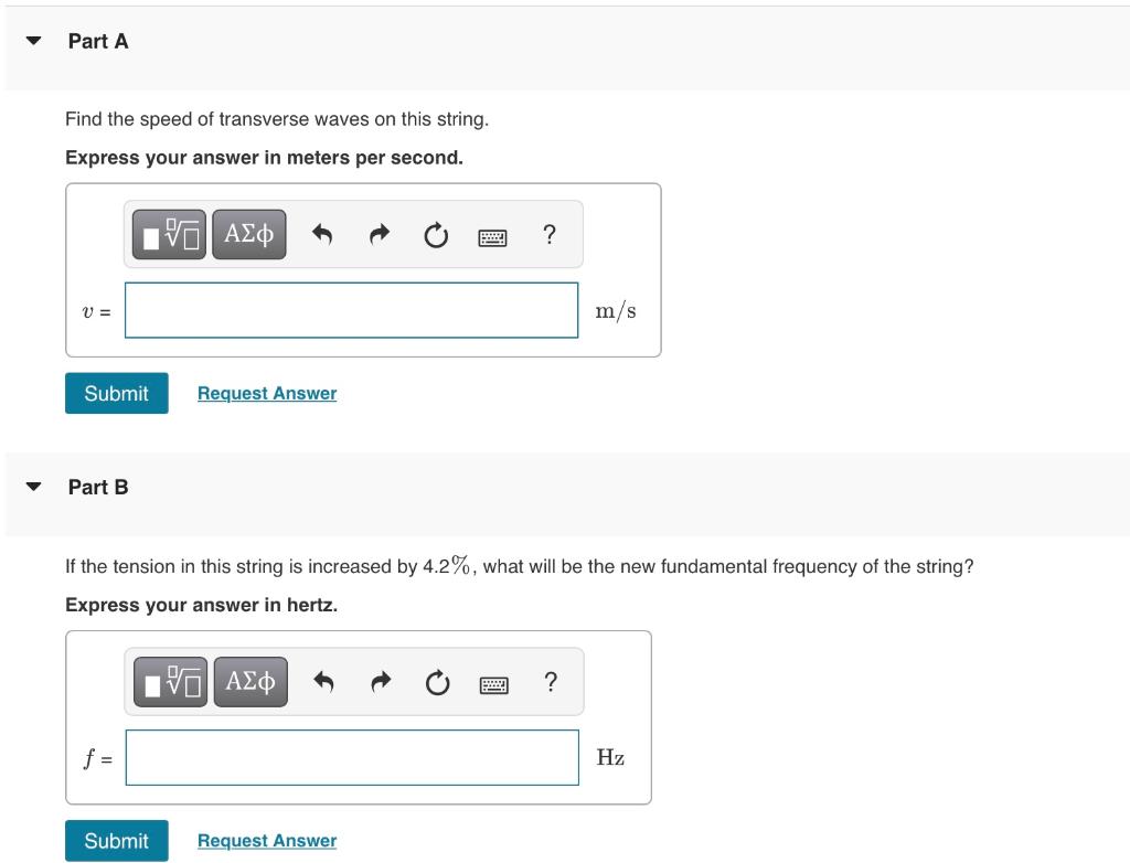 Solved One of the 63.5−cm-long strings of an ordinary guitar | Chegg.com