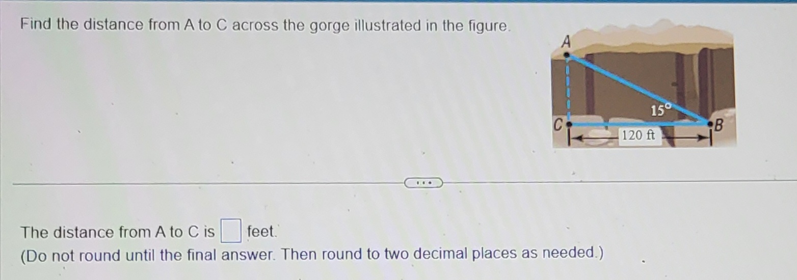 Solved To measure a stone face carved on the side of a | Chegg.com