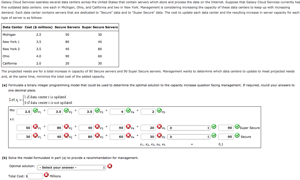 Solved Galaxy Cloud Services operates several data centers | Chegg.com