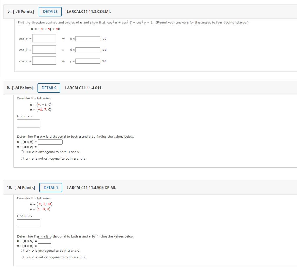 Solved 5. [-16 Points) DETAILS LARCALC11 11.3.034.MI. Find | Chegg.com