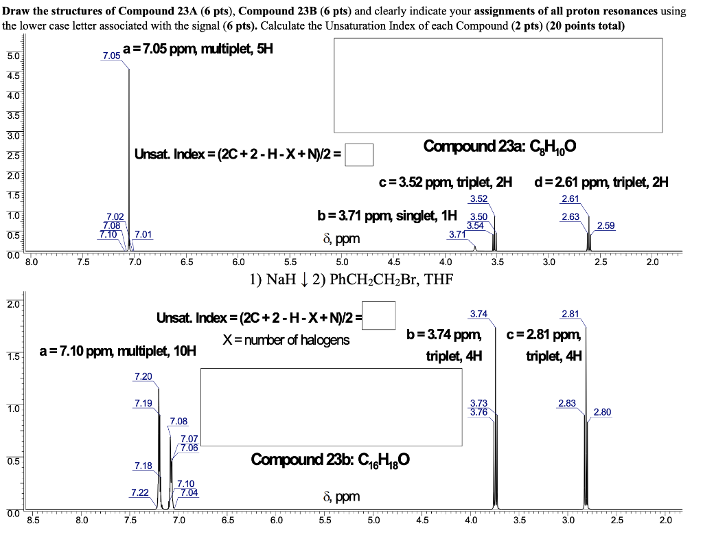 Solved Draw the structures of Compound 23A (6 pts), Compound | Chegg.com