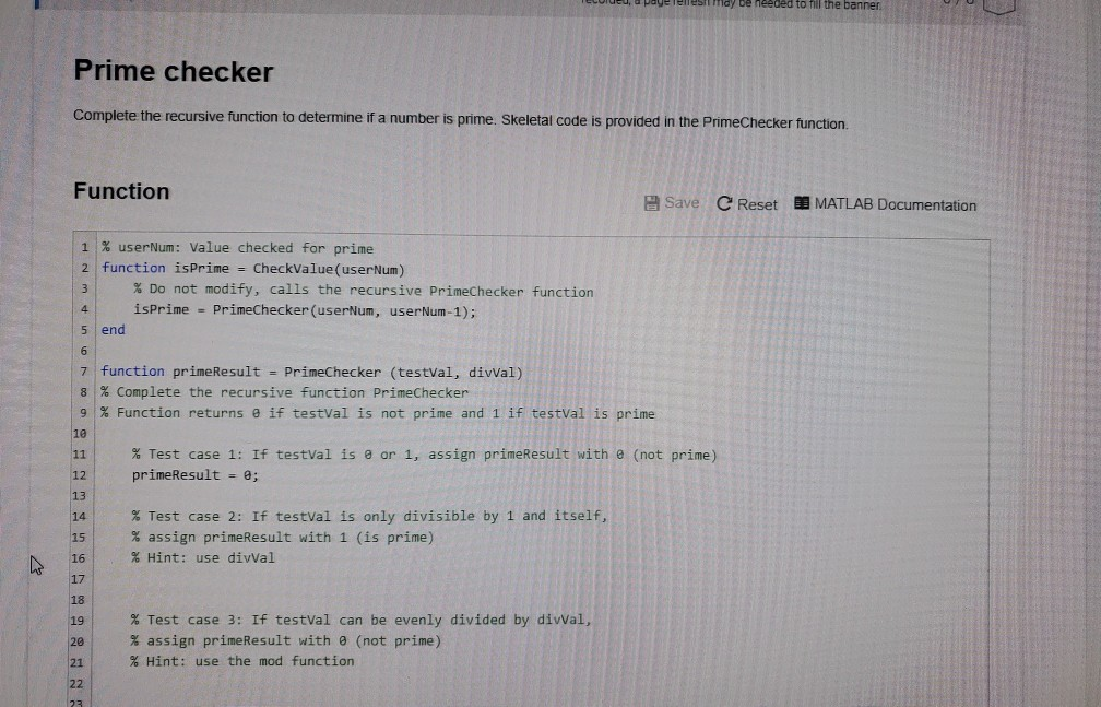 Solved Function Save C Reset Matlab Documentation 1 4846