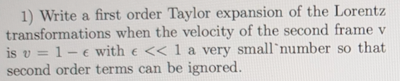 Solved Write a first order Taylor expansion of ﻿the | Chegg.com