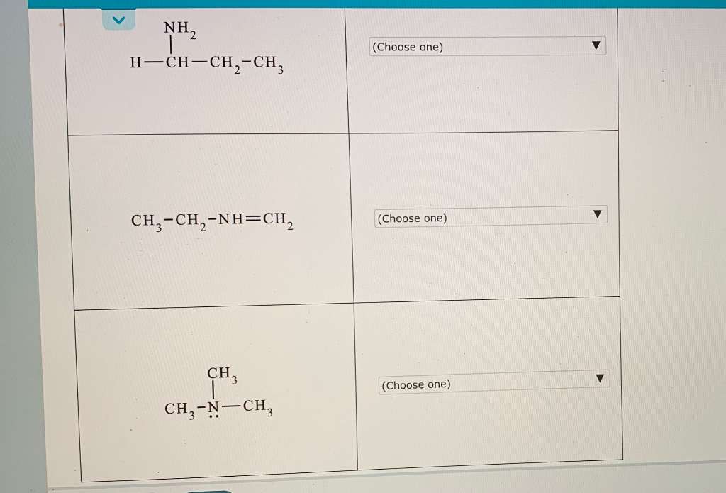 Solved Here is the chemical structure of propanamine: | Chegg.com
