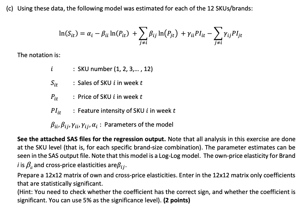 Solved Q2 (Using price elasticities to understand the | Chegg.com
