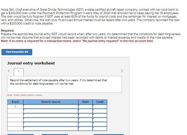 Solved Hope Still, chref executlve of Great Divide | Chegg.com