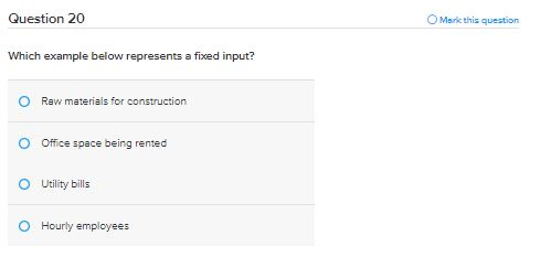 Solved Question 20 Mark this question Which example below | Chegg.com