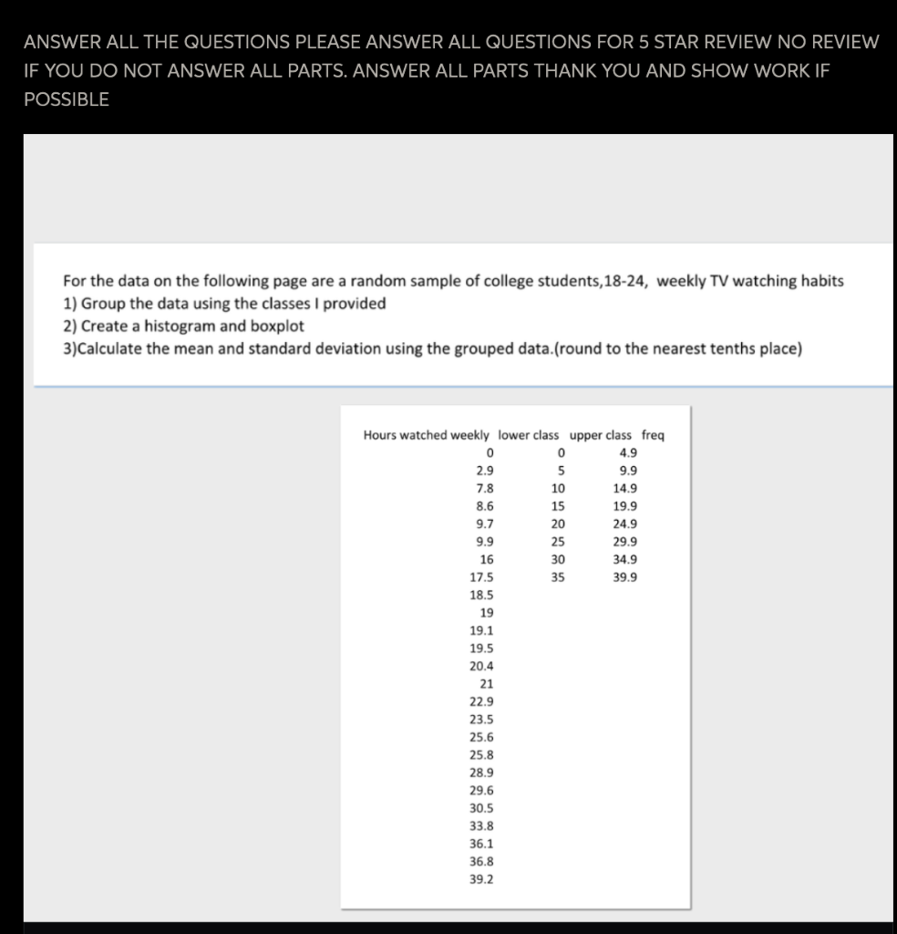 Solved ANSWER ALL THE QUESTIONS PLEASE ANSWER ALL QUESTIONS | Chegg.com