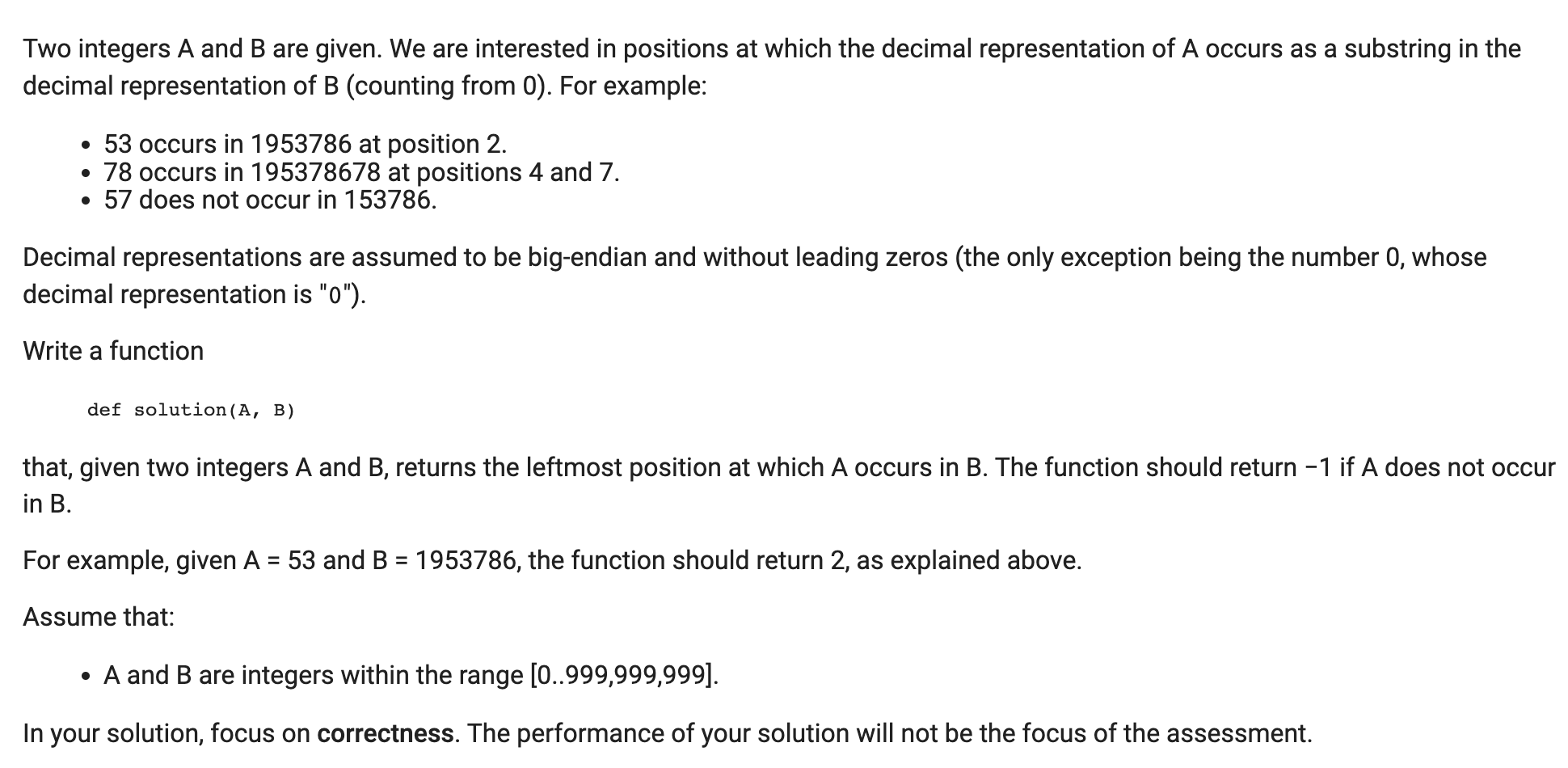 Solved Two integers A and B are given. We are interested in | Chegg.com