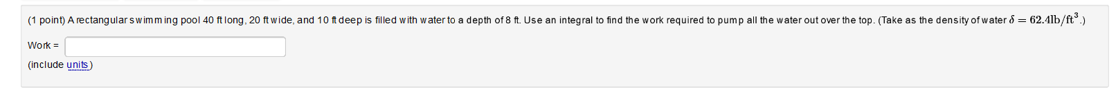 Solved Work = (include units) | Chegg.com