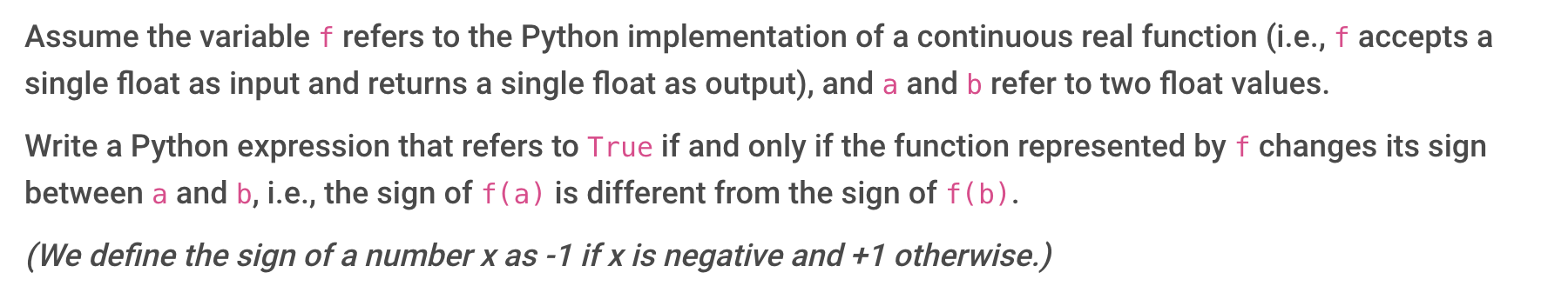 Solved Assume the variable f refers to the Python | Chegg.com