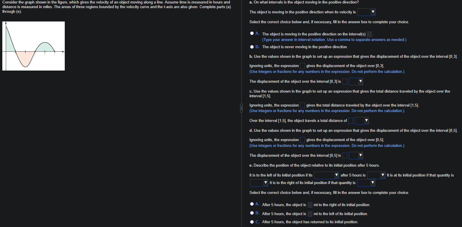 Solved a. On what intervals is the object moving in the | Chegg.com