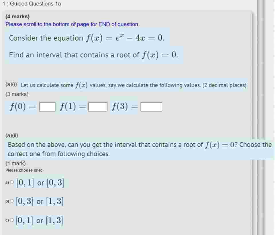 [Solved]: 1 Guided Questions la (4 marks) Please scroll to t