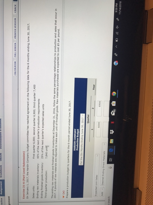 Solved gnment Exercise 21-6 (Part Level Submission) On | Chegg.com