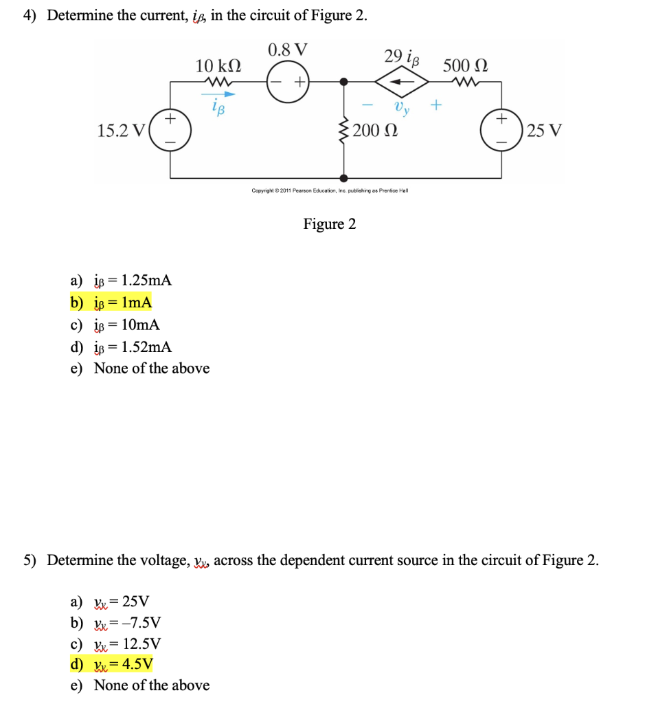 Solved PLEASE SOLVE THE FOLLOWING PROBLEM ONLY USING KCL | Chegg.com