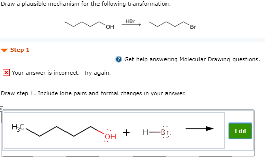 Solved Draw a plausible mechanism for the following | Chegg.com