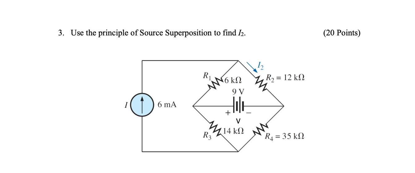Solved 3. Use the principle of Source Superposition to find | Chegg.com