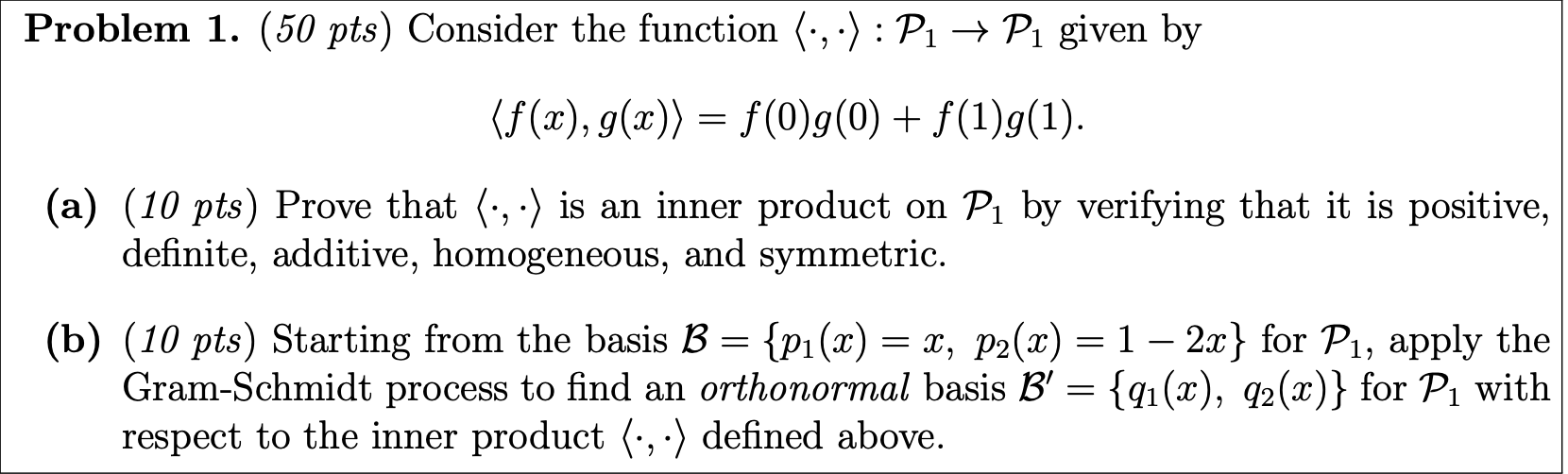 Solved Problem 1. (50 ﻿pts) ﻿Consider the function | Chegg.com