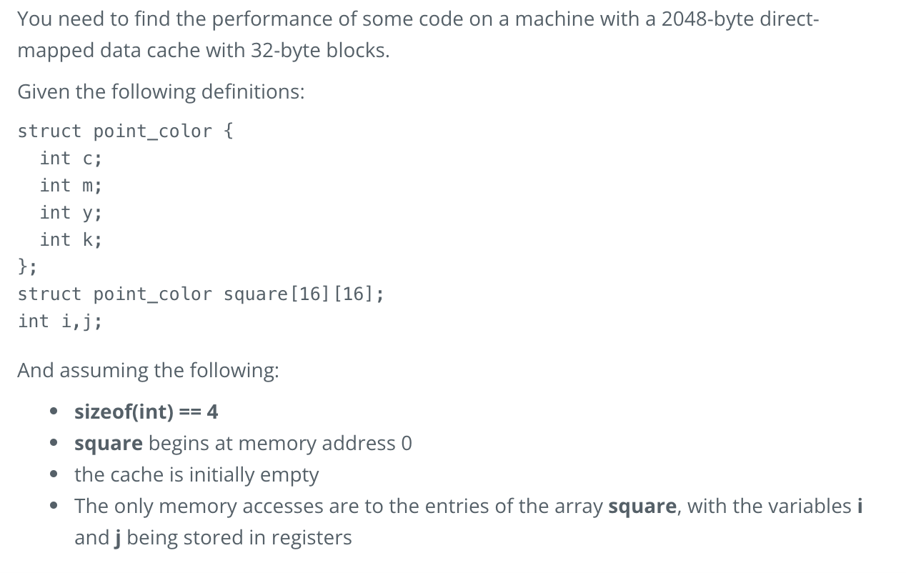 Solved You need to find the performance of some code on a | Chegg.com
