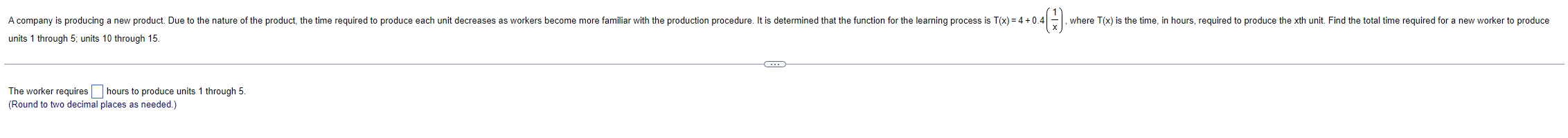 Solved units 1 ﻿through 5 ﻿; units 10 ﻿through 15 ,The | Chegg.com