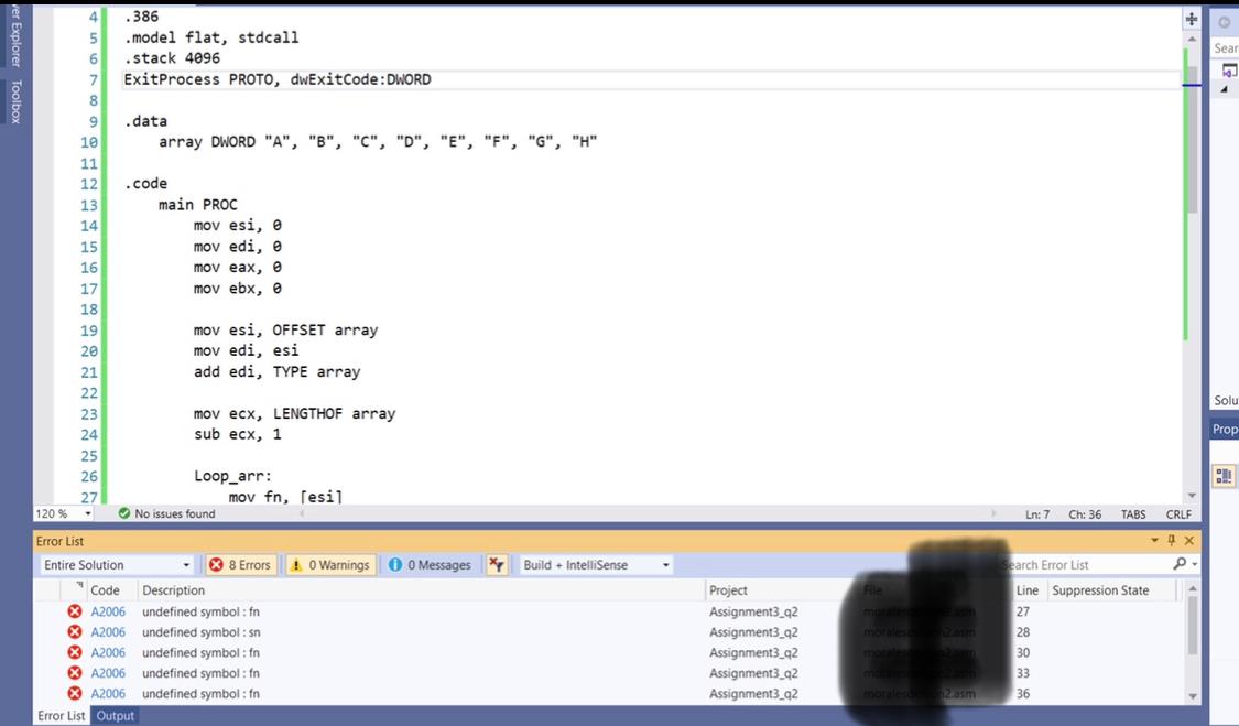 Solved MY SOLUTION KEEP GETTING ERRORS WE ARE USING | Chegg.com