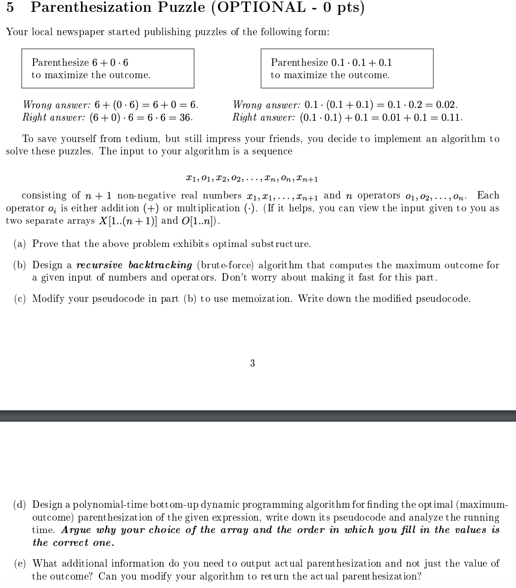 Solved Your local newspaper started publishing puzzles of | Chegg.com