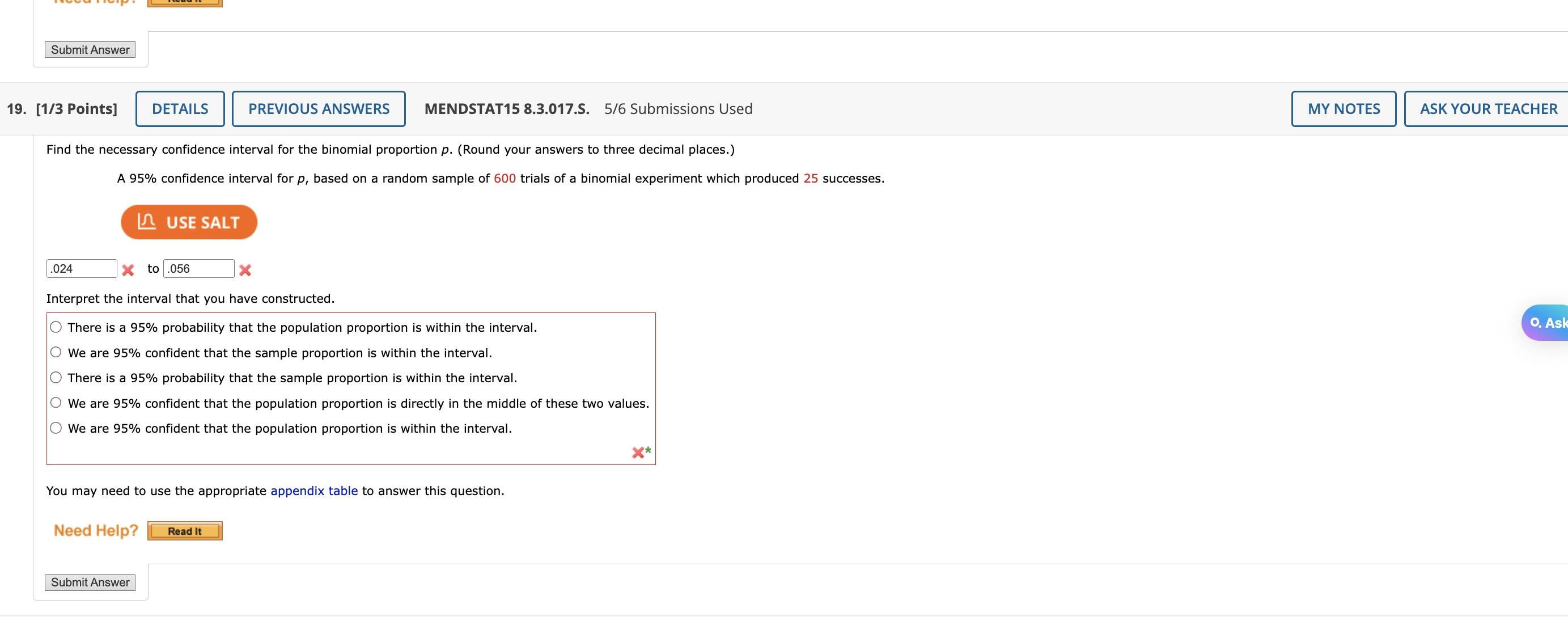 Solved Find The Necessary Confidence Interval For The