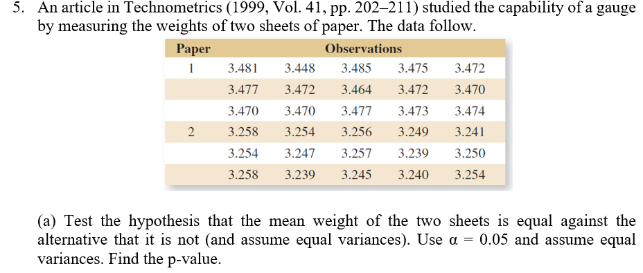 Solved 5 An Article In Technometrics 1999 Vol 41 Pp Chegg solved-5-an-article-in-technometrics-1999-vol-41-pp-chegg
