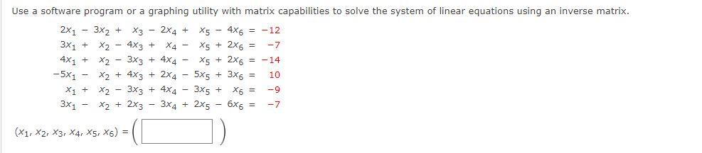 Solved 4 Use a software program or a graphing utility with | Chegg.com