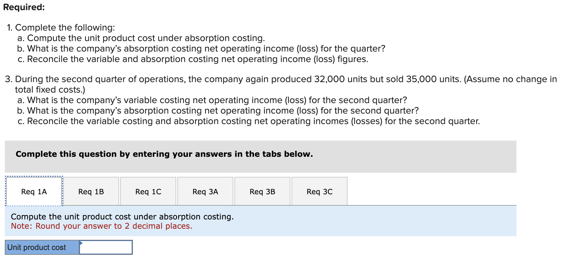 Solved Reconcile the variable and absorption costing net | Chegg.com