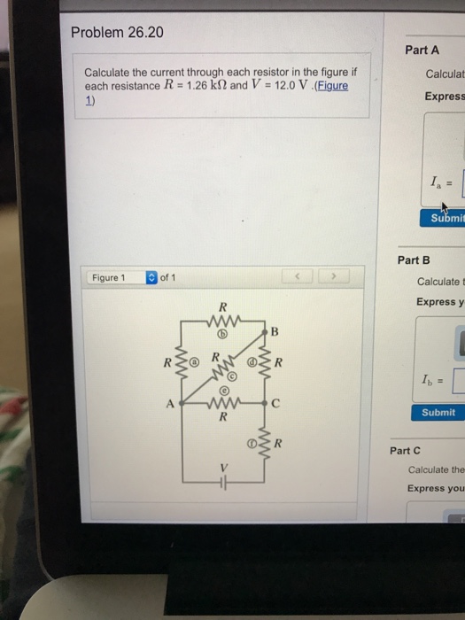 Solved Part A Calculate The Current Through Resistor A