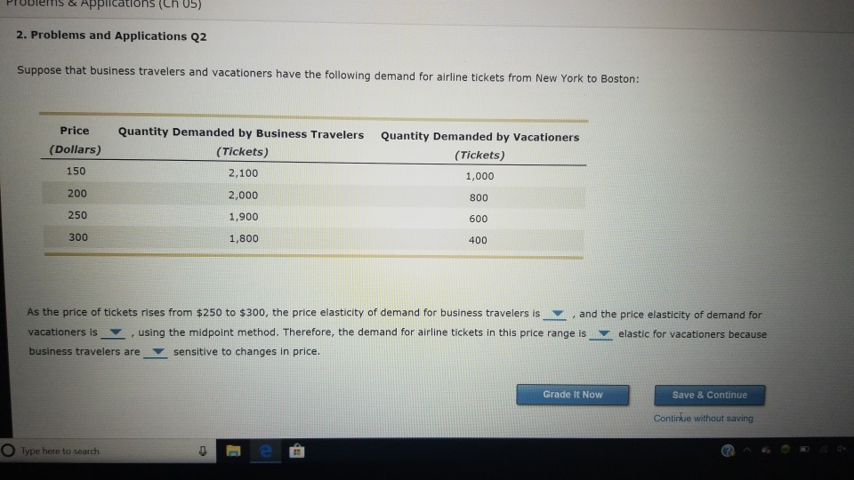 Solved & Applications (Ch 05) 2. Problems and Applications | Chegg.com