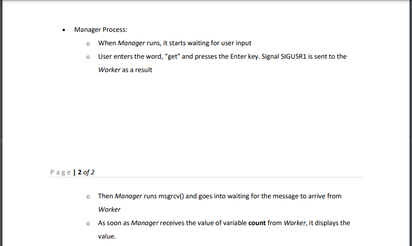 Solved Task • You are required to create two C Programs. • | Chegg.com