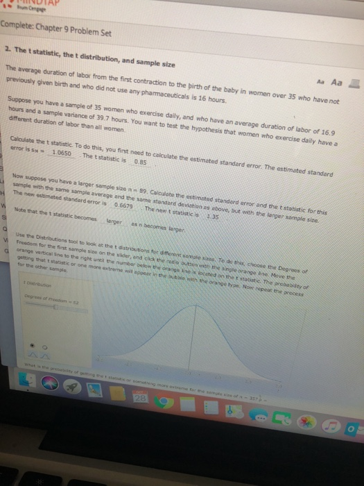 Solved Complete: Chapter 9 Problem Set Aa Aa 2. The t | Chegg.com