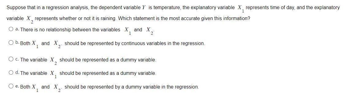 Solved Suppose that in a regression analysis, the dependent | Chegg.com
