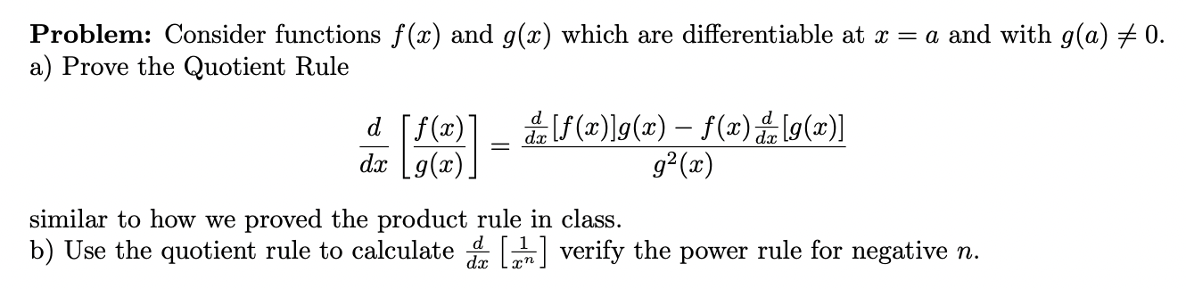 Solved Problem: Consider functions f(x) and g(x) which are | Chegg.com