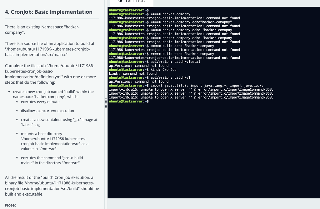 Solved 4 Cronjob Basic Implementation Ubuntugtaskserver