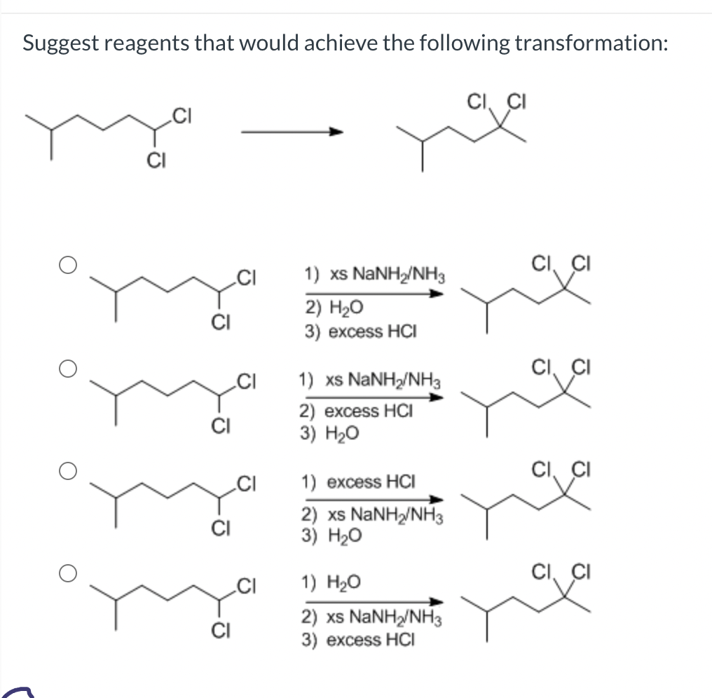 Solved Suggest reagents that would achieve the following | Chegg.com