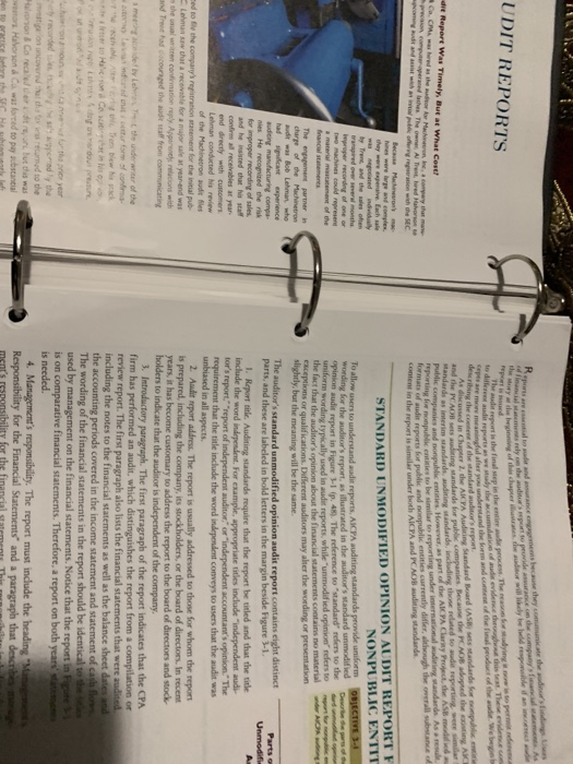 dit Report Was Timely, But at What Cost wording for | Chegg.com