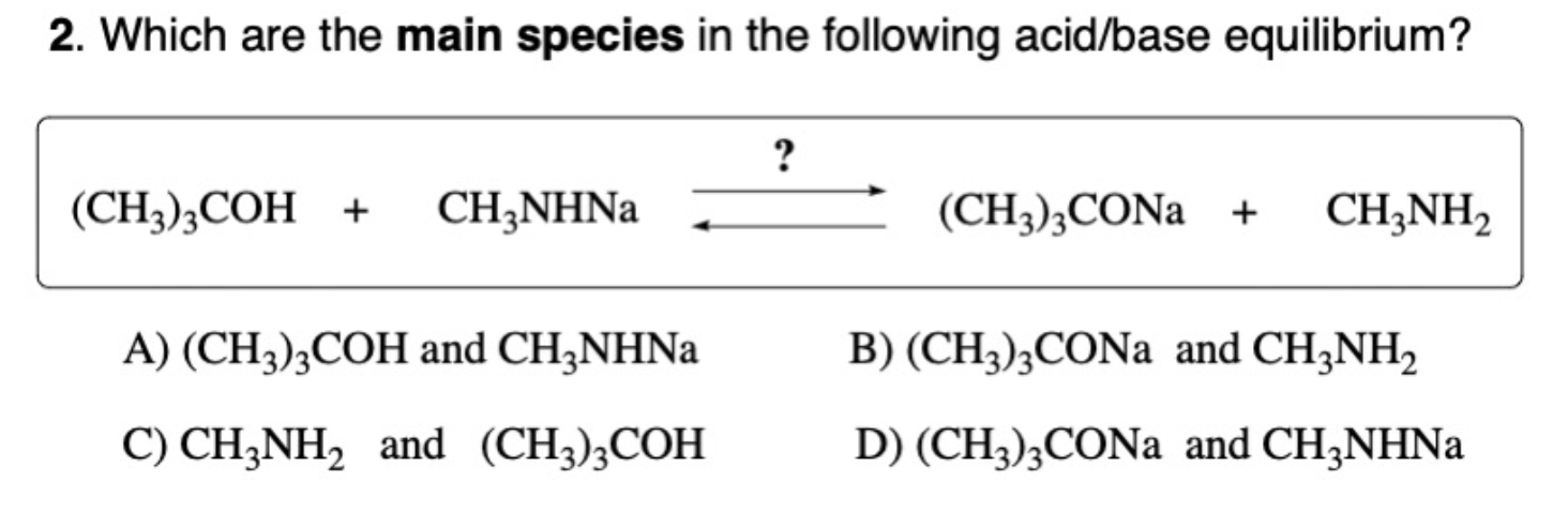 Solved 1. Which one of the following compounds has pka with | Chegg.com