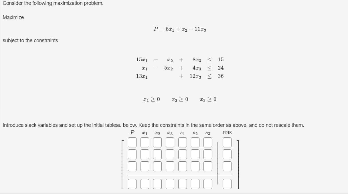 Solved Consider the following maximization problem. Maximize | Chegg.com