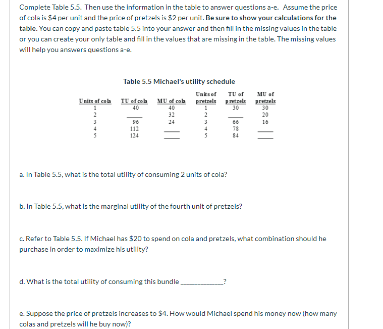 Solved Complete Table 5 5 Then Use The Information In The Chegg solved-complete-table-5-5-then-use-the-information-in-the-chegg
