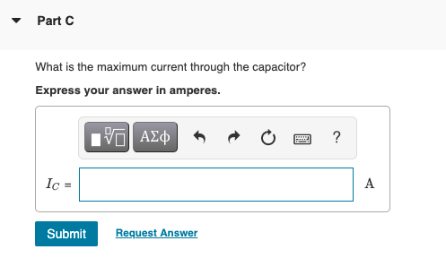 Solved An L−R−C series circuit consists of a 2.80μF Part A | Chegg.com