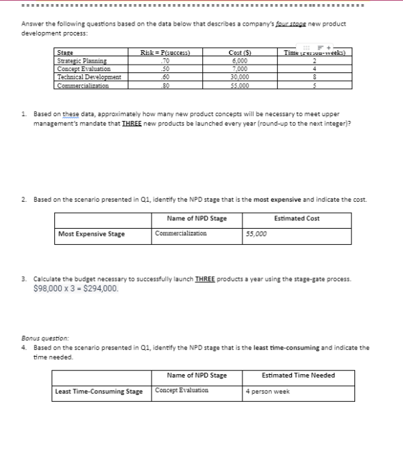 Answer the following questions based on the data | Chegg.com